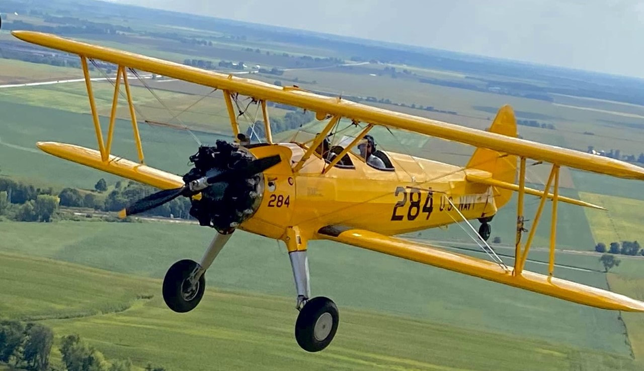 Stearman Biplane Ride Gift Certificate - Airplane Tours Virginia